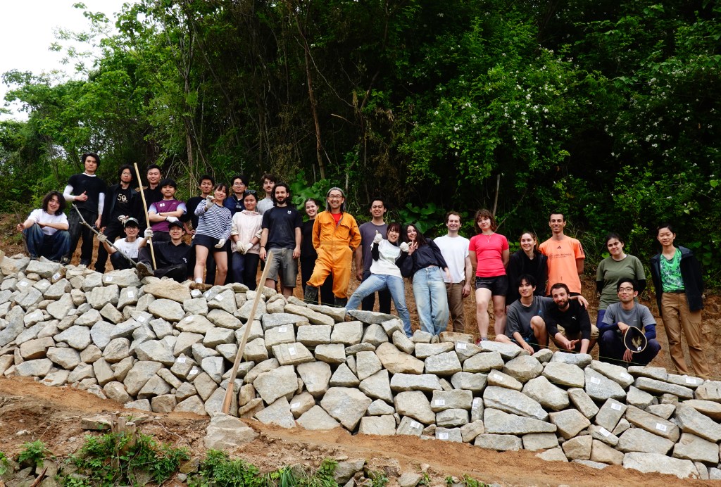 20250517 Toyo Ito Stone Stacking Workshop – THOMAS DANIELL LABORATORY
